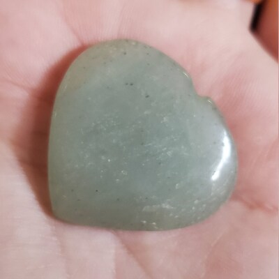 Green Aventurine Puffy Mini Hearts 1 Inch Pocket Heart Mini - Etsy