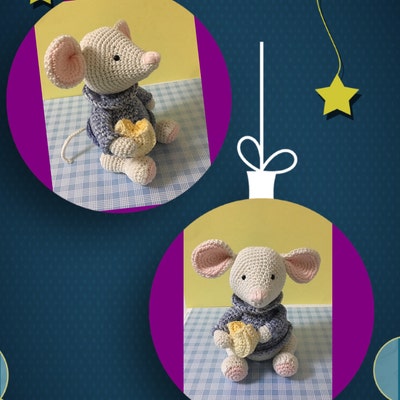 Amigurumi Crochet Pattern Albert the Mouse ENGLISH ONLY - Etsy