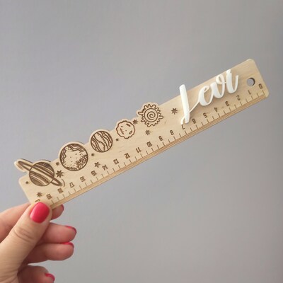 Laser Cut Wooden RULER Cm Svg File School Laser Cut File and School ...
