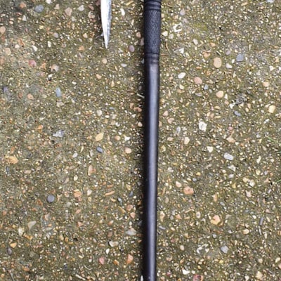 African Zulu Walking Stick Knobkerrie Cane Ebony Wood - Etsy