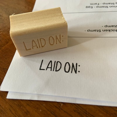 Egg Carton Stamp Laid on Date Stamp Egg Date Stamp Duck Stamp Chicken ...