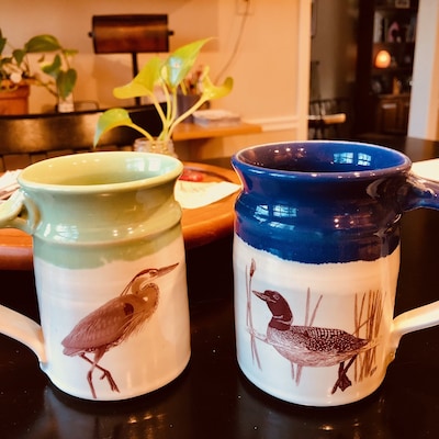 Loon Mug, Bird Pottery, Animal Lovers Pottery - Etsy