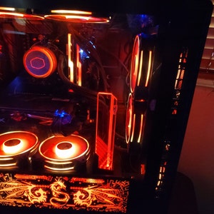 Custom Rgb Pc Case Light Decoration Board Panel Water Cooling - Etsy