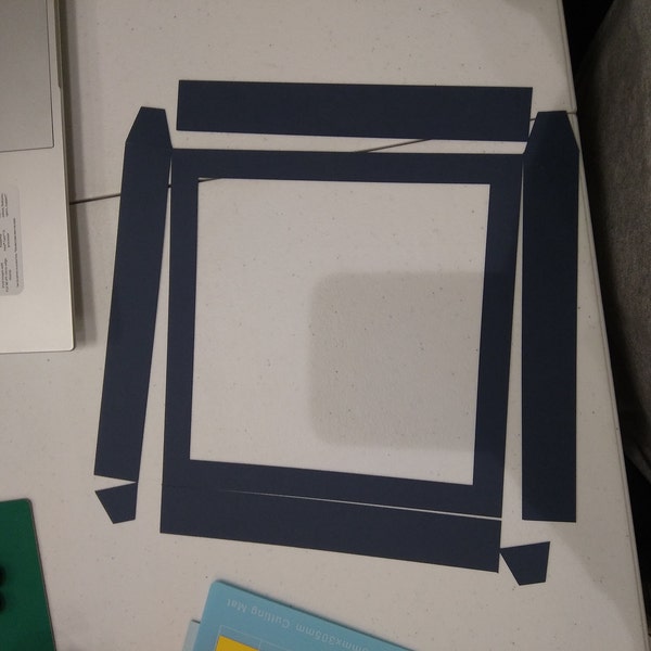 Shadow Light Box Frame Square and Rectangle Paper Cutting Template SVG ...