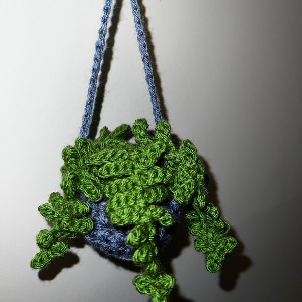 Car Fern Crochet PATTERN by Pamelambie Car Plant - Etsy