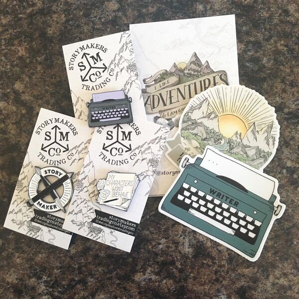 Storymaker Enamel Pin - for Writers, Crafters, Makers, World Builders ...