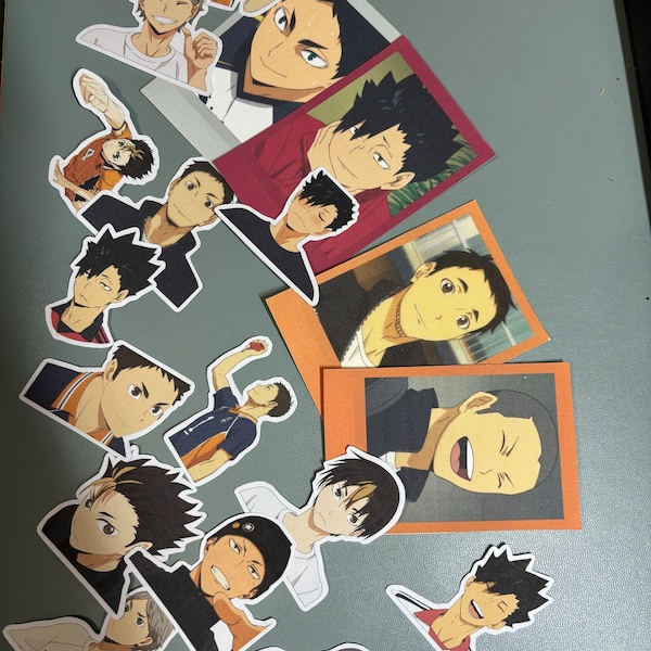 Haikyuu Tanaka/nishinoya Stickers - Etsy