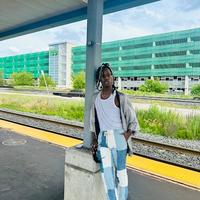 Trippy Story Coat Fox Fur Feathers Playa Faux Fake Animal Print Boho ...