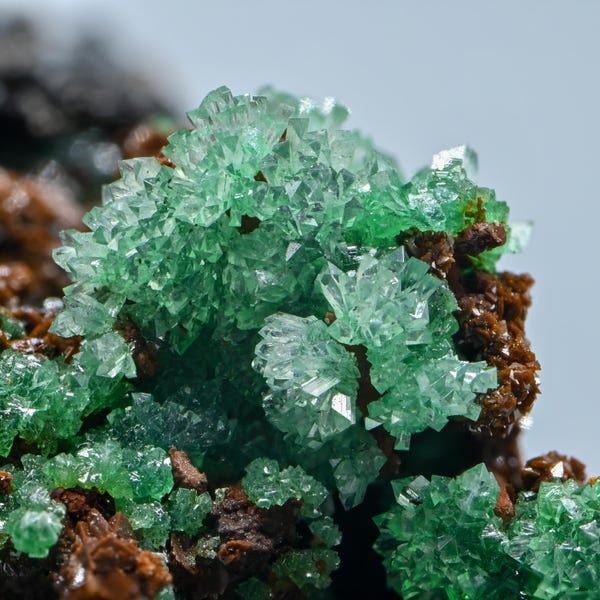 Calcite With Iridescent Goethite and Pyrite Rare Calcium Greek Mineral ...