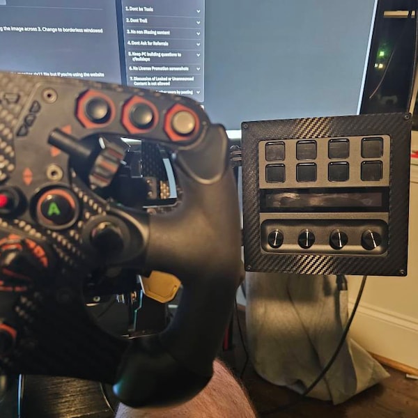 Stream Deck + (plus) Side Mount for Fanatec DD1/DD2 and CSL DD ...