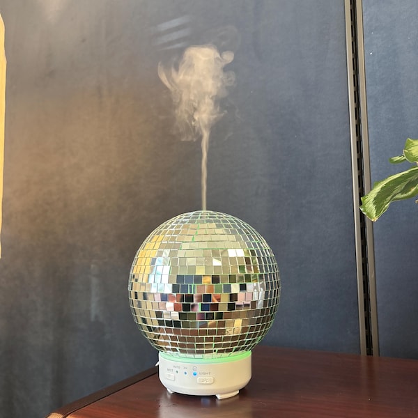 Disco Ball Diffuser Spinning | Cute Aromatherapy Diffuser and ...