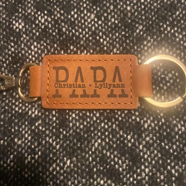School Logo Keychain, Personalized Library Logo Keychain, Leather ...