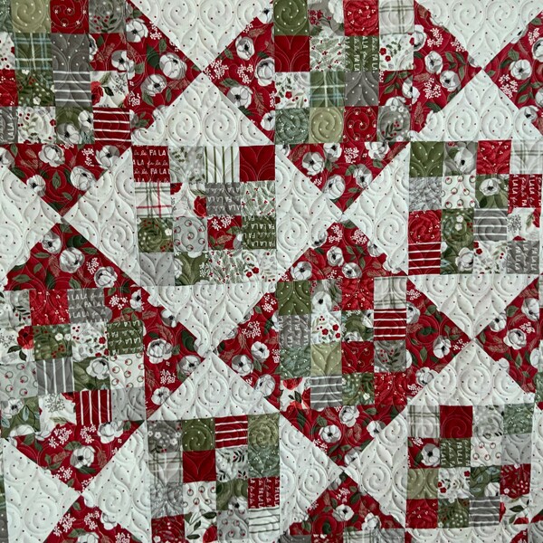 Peppermint Twist - Digital Quilt Pantograph | Playful Christmas ...