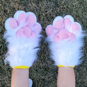 PDF Pattern Download Fursuit 4 Finger Puffy Handpaws, Furry Paws ...