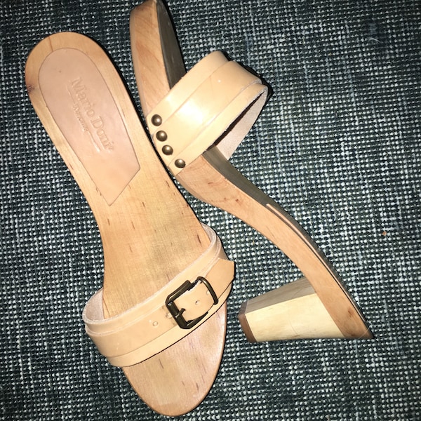Women's Clogs in Vegetable-tanned Leather, Made in Italy. Women's ...