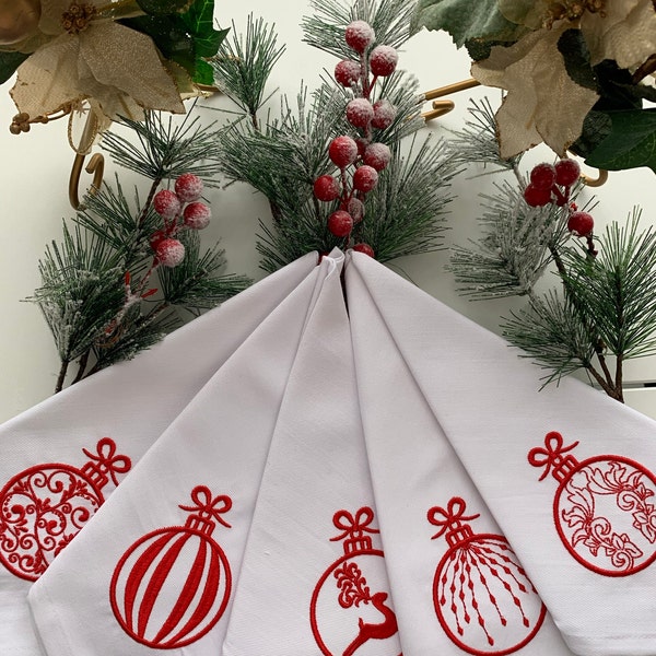Machine Embroidery Design - 5 Christmas Balls Machine Embroidery ...
