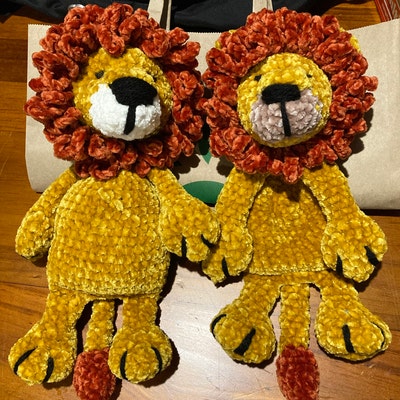 Sleepy Lion Rag Doll Crochet Pattern / Ragdoll / Zoo Animals / - Etsy