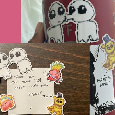 Wallace Wells Premium Sticker Scott Pilgrim Pixel Art Sticker - Etsy