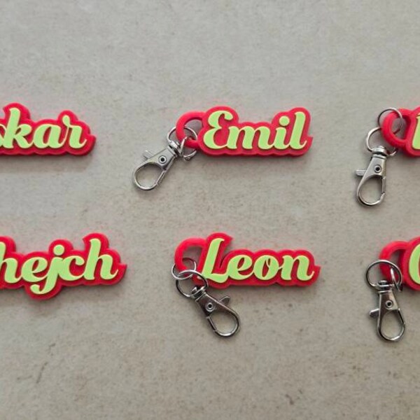 Personalized Pens With Removable Names, for Left-handed and Right ...