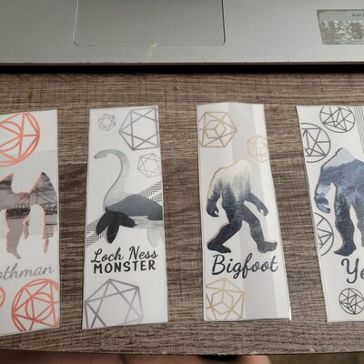 Unicorn Bookmarks Printable Set of 4 Rainbow Unicorn - Etsy