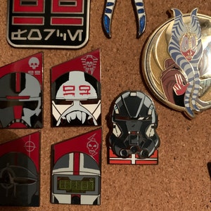 Star Wars the Bad Batch Enamel Pins Hunter Crosshair | Etsy