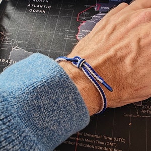 Woven Buddhist Lucky Rope Bracelet for Men or Women Tibetan Knots ...