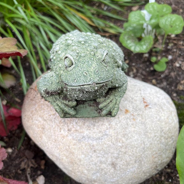 Fat Bird Statue, Whimsical Bird Statue, Concrete, Cast Stone Bird ...