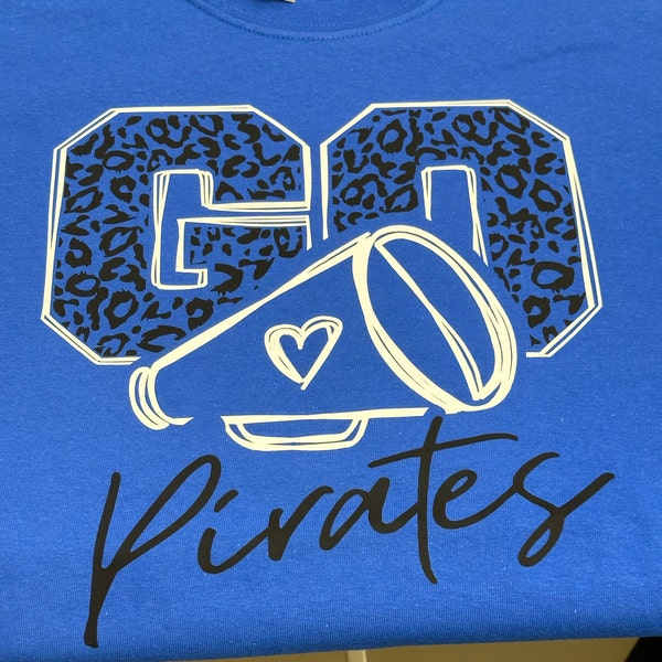 Leopard Go Pirates Svg,pirates Cheer Svg,pirates Shirt Svg,pirates ...