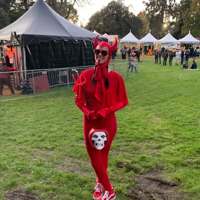 Devil Hood Red Devil Hood Vintage Devil Hood Devil - Etsy