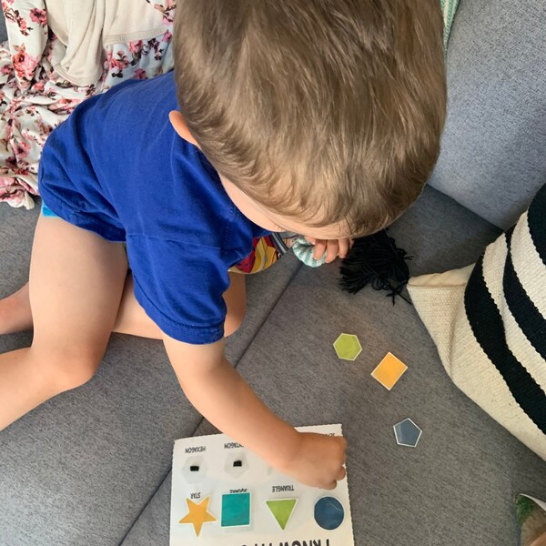 Busy Binder Printable | Learning Shapes | Set of 2 | Toddler Activity ...