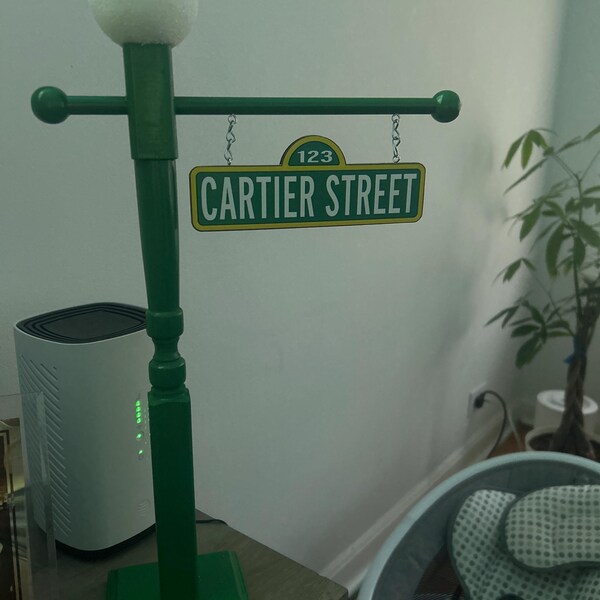3 Lamp Post Street Sign 21 Inch Centerpieces - Etsy