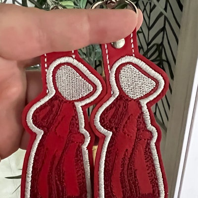 Handmaid's Tale Keychain Embroidered Key Fob - Etsy