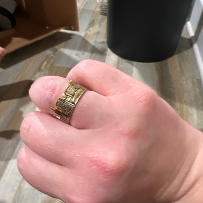 Your City Ring Any Cityscape Ring Travel Ring Custom Silver Ring State ...