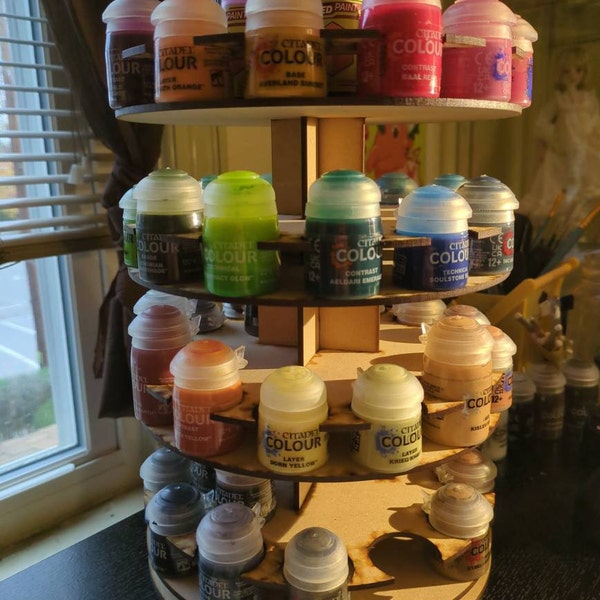 Paint Rack - 31mm - Monument Hobbies Pro Acryl 22ml Bottles - Etsy