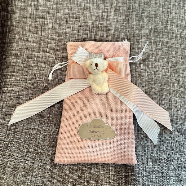 Teddy Bear Sachet Bags, Baby Girl Shower Gift, Personalized Gift ...
