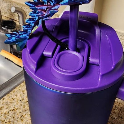 Black Chroma Style Gem Dragon 10mm Stanley Straw Topper 30oz 40oz - Etsy