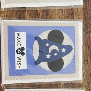 Mickey Mouse Thanks Card-disney Card-mickey Mouse Thank-you Card ...