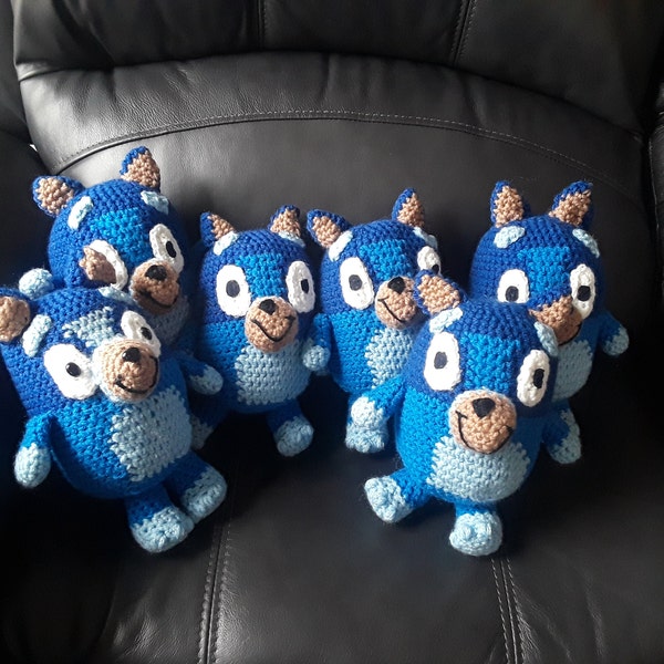 PATTERN: Blue Pup, Bluey, Blue Dog, Blue Puppy, Australian Heeler Blue ...