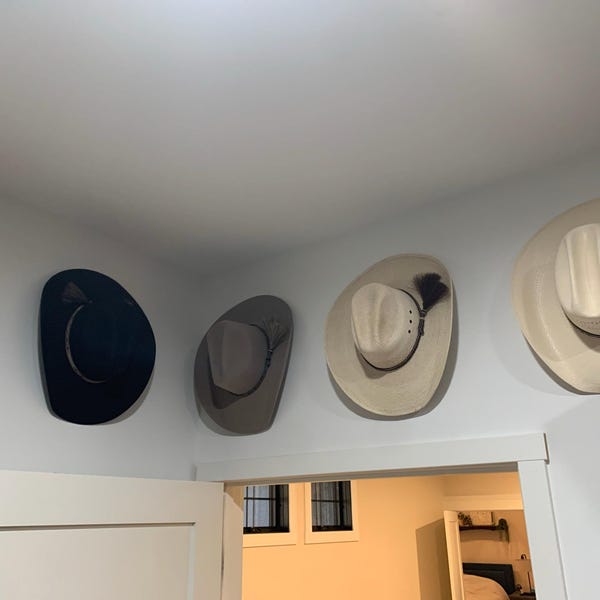 Cowboy Hat Wall Mount: Adjustable Hat Display - Etsy