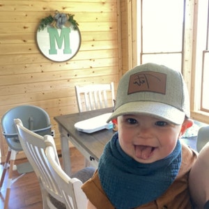 Custom Toddler Ball Cap Hat With Mesh Back, Infant Hat, Signature Hat ...