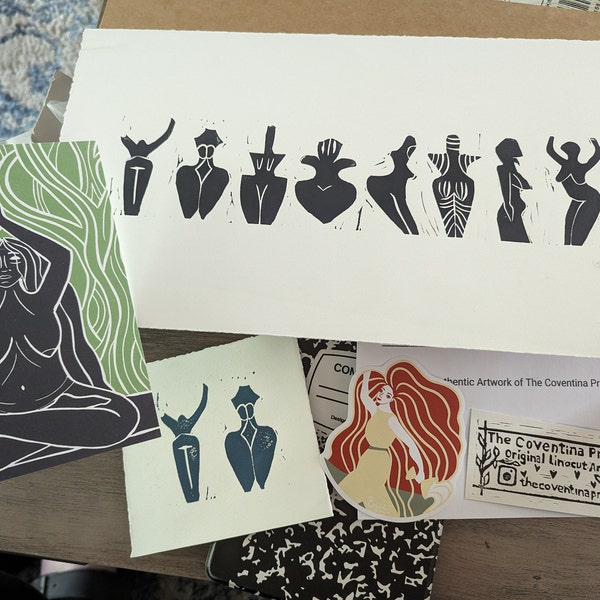 Hecate Tarot Card | Best Oracle Cards | Handmade Linocut Art, Eco ...