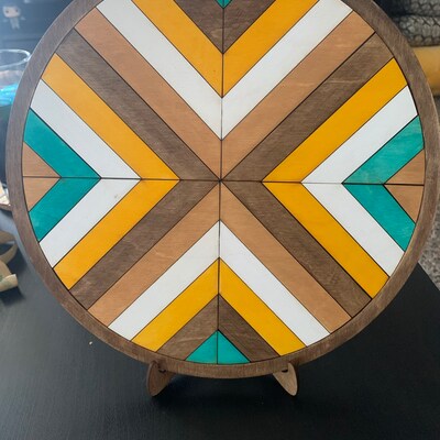 DIY Kit, DIY Wooden Mosaic Craft Kit, Barn Quilt Paint Kit, DIY Kit for ...