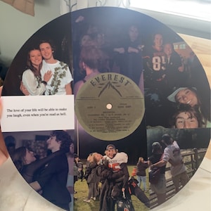 One Direction Vinyl Record Photo Collage Vintage Record Vinyl Record ...