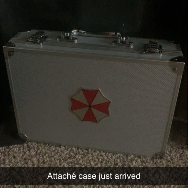 Umbrella Suitcase T Virus Vial Display Case Cosplay Resident Evil Prop ...