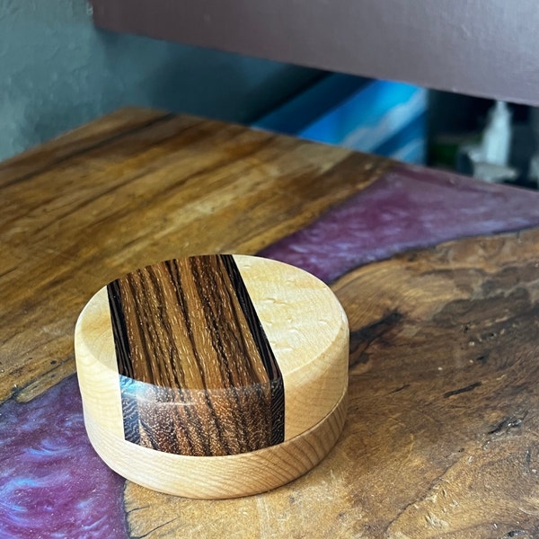 Modern Style Lift-top Box. Handmade Box. Artisan Box. 9.25″ X 6″ X 5 ...