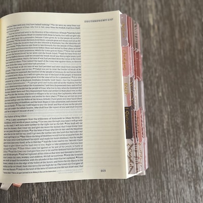 Bible Tabs Laminated Bible Tabs Tabs for the Bible Pretty Bible Tab ...