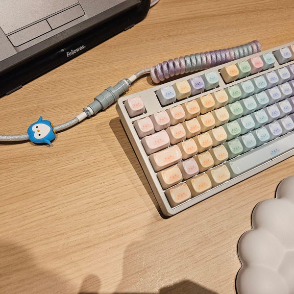 Sparkle Sprout Spring Flower Keycap Set | Pastel Themed Cherry Profile ...