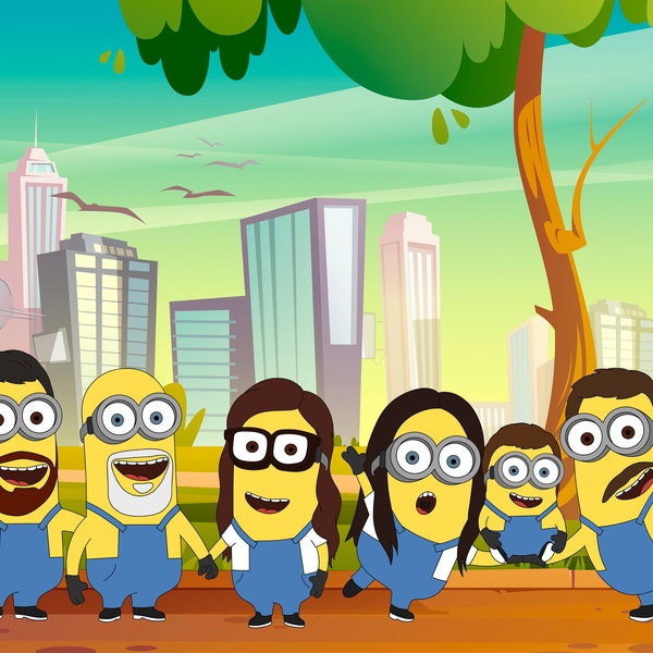 Minion Custom Portrait, - Etsy