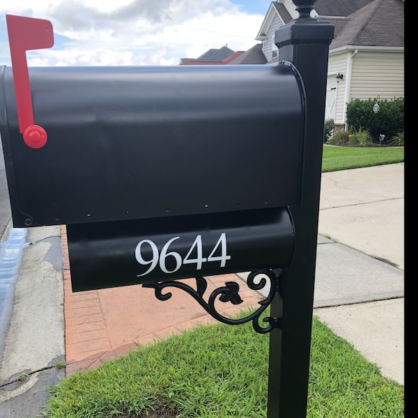 Custom Mailbox Number, Mailbox Decals, Mailbox Stickers, House Number ...