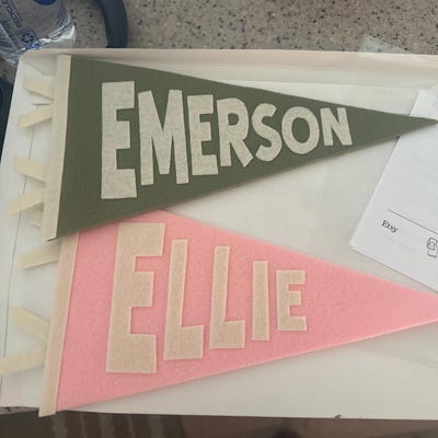 Personalized Name, Custom Dorm Room Pennant, Roommate, Dorm Decor ...